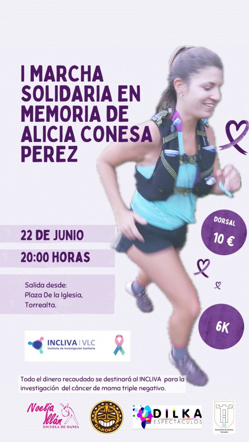 I Marcha solidaria en memoria de Alicia Conesa Pérez – INCLIVA ...